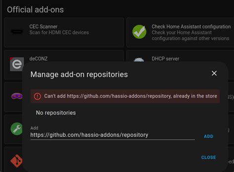 Problem With Add Ons Hassio Addon Home Assistant Community