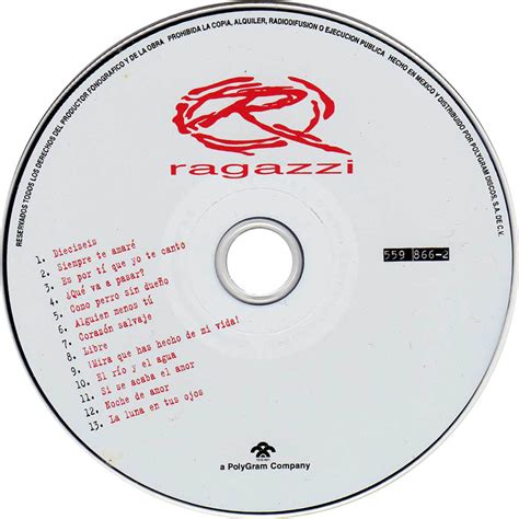 Car Tula Cd De Ragazzi Libre Portada