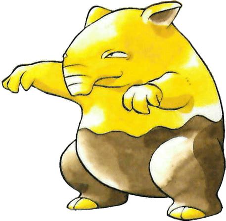 Drowzee From The Official Artwork Set For Pokemon Drowzee Pokemon