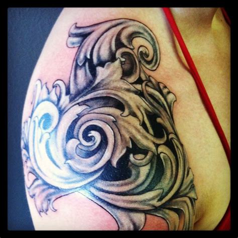 Tattoo Shouldertat Filigree Baroquetstyle Mytattoo Mystyle