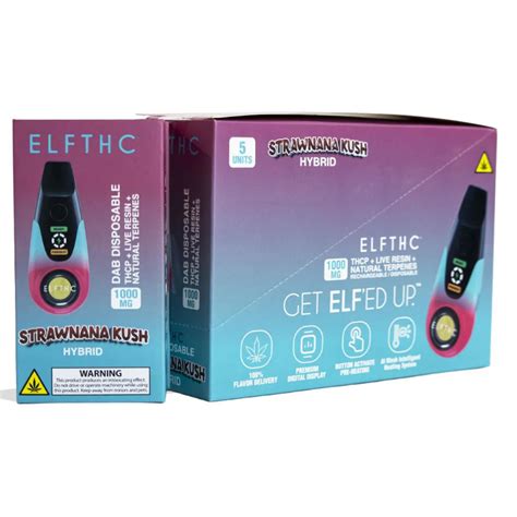 Elfthc Thcp Live Resin Dab Pen Disposable 1g