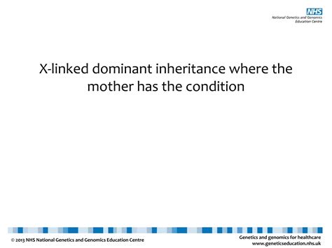 Explanation Of X Linked Inheritance Pptx Infertility Reproductive Health