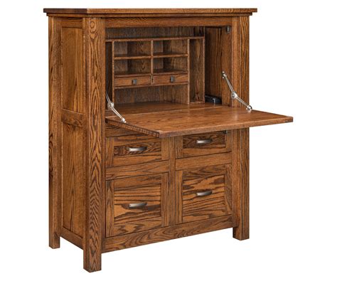 Calloway Secretary Desk 46w Amish Crafted Furniture