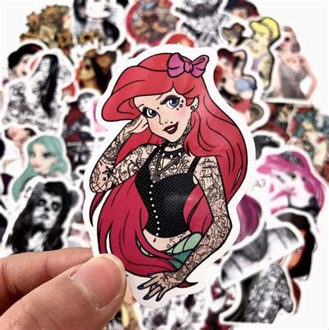 Punk Ariel Disney Princesses Drawings