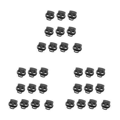 Relayinert 10 Pieces Plastic Cord Locks Practical Universal Stop Toggle