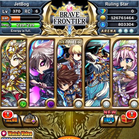 Brave Frontier Account Video Gaming Gaming Accessories Game T