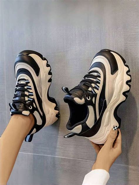 Sportschuhe Für Frauen Chunky Sneaker Für Herbst 2024 Dicker Boden Zur Erhöhung Der Größe