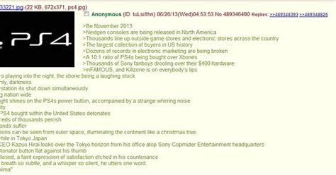 Anon Predicts The Release Of The Ps4 Imgur