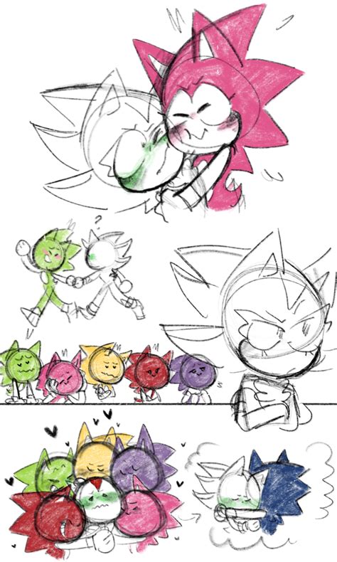 💙 Sonadow Hours 🖤 Sonadow College Life Chapter 3 Sonadow Drawings
