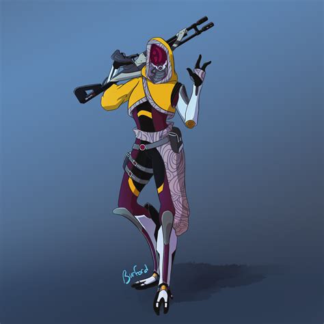 Someone Suggested I Post This Here My Quarian Oc For A Mass Effect Dnd