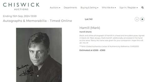 Mark Hamill Autographman