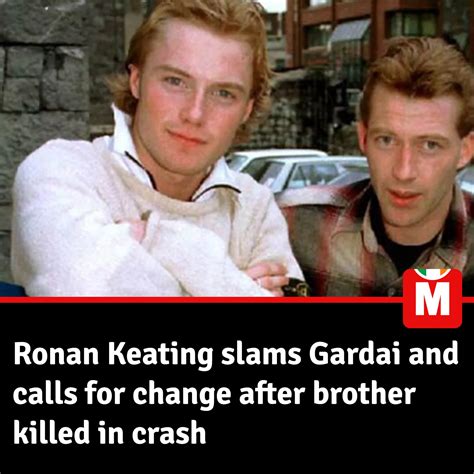 Ciaran Keating Was Tragically Killed Irish Daily Mirror Facebook