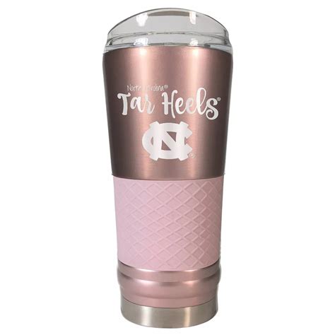 North Carolina Tar Heels 24 Ounce Draft Rose Gold Tumbler