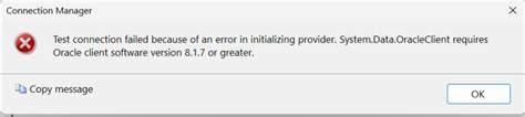 Solved System Data OracleClient Requires Oracle Client Software