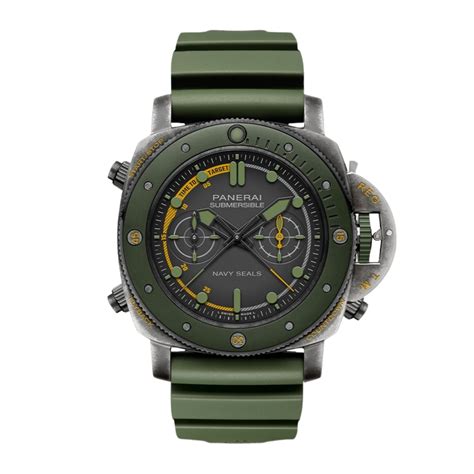 Panerai Submersible Chronograph Navy Seals Experience Edition Black Dial 47mm Pam01402 Wristcheck