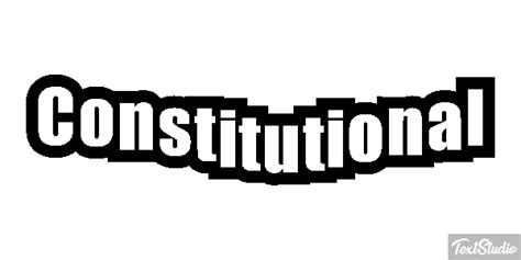 Constitutional Word Animated  Logo Designs