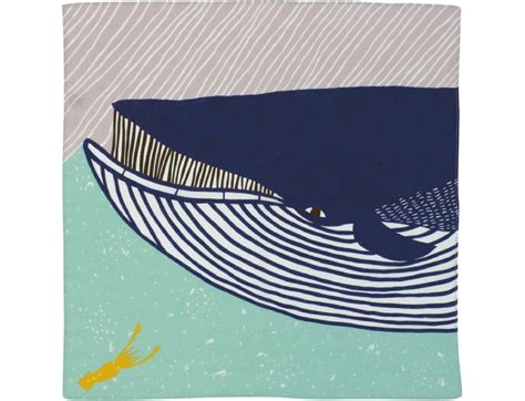 Furoshiki 50 Cm Kata Kata Balena Blu