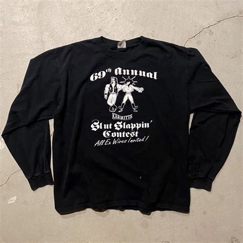 Vintage Slut Slapping Contest Shirt Vintage Parody Depop