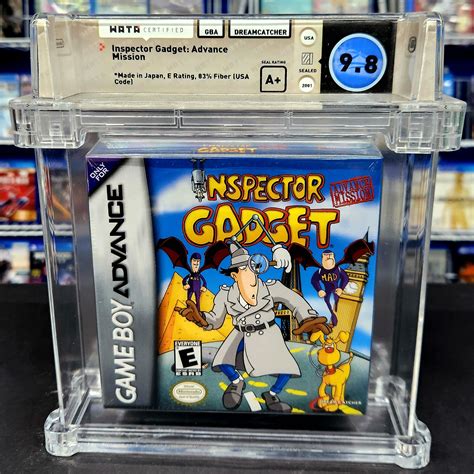 Gba Inspector Gadget Advance Mission Sealed Wata Graded 9 8 A Movie