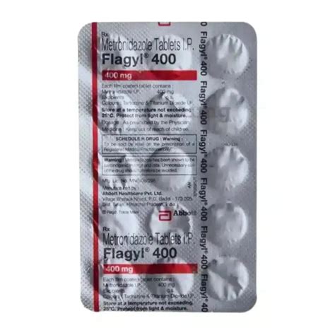 Flagyl Tablets 400mg Bacterial Infection Dermatologistspk