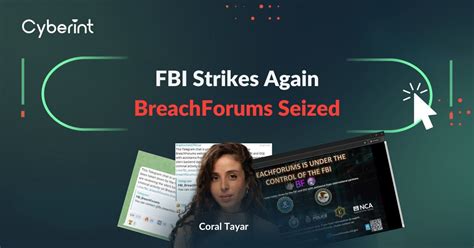 Sivan Dror On Linkedin Fbi Strikes Again Breachforums Seized