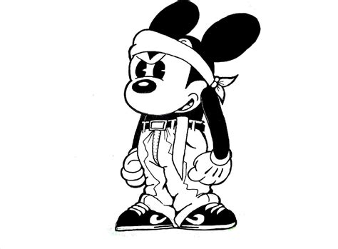 Thug Mickey Mouse Wallpapers Wallpaper Cave