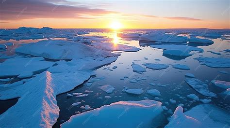 Alors Que Les Calottes Polaires Fondent Une Transformation Profonde Se Déroule Exposant La