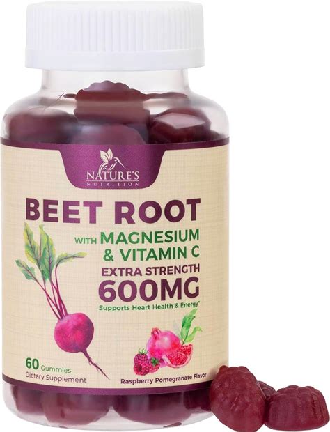Beet Root Soft Chews With Beetroot Powder Energy And Heart Health Support Supplement Supports