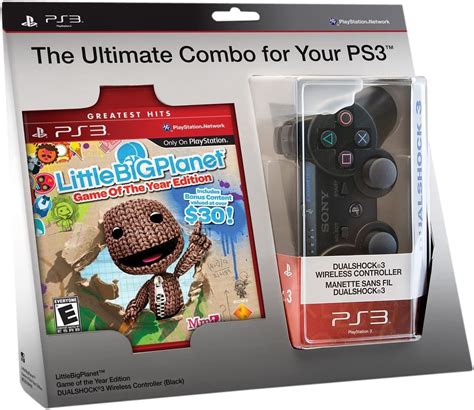 Amazon Littlebigplanet Game Of The Year Edition And Black Dualshock 3