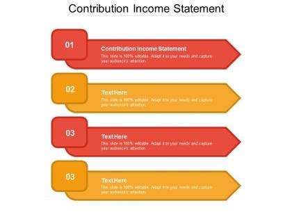 Contribution Statement PowerPoint Presentation and Slides PPT Slide | SlideTeam