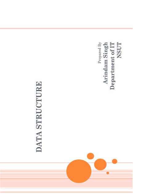 Dsa Datatypes Pdf