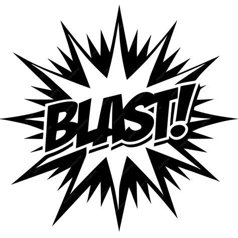 Retro Comic Book Explosion Logo With Bold Colors And 1970s Handdrawn