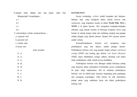 Media Pembelajaran Berbasis Web Ppt