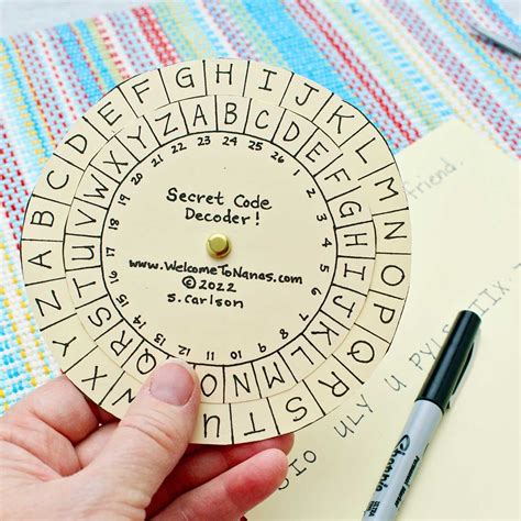 Best 13 Write A Secret Code With Our Printable Cipher Wheel Artofit