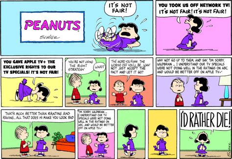 Lucy Reacts To The Peanuts Specials Going To Apple By Wilee2005 On