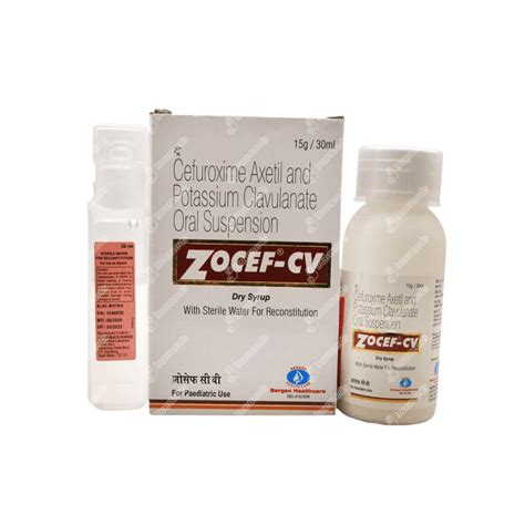 Zocef Cv Dry Syrup 30ml Price Buy Online At ₹262 In India