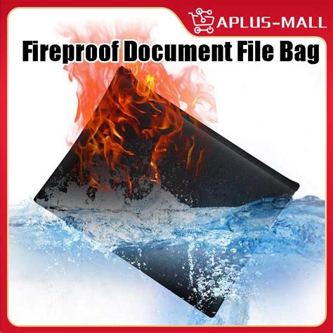 Fireproof Document Bag Fireproof Safe Storage For File Folder Waterproof Document Envelope