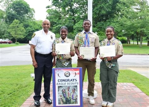 Trailblazing Siblings Jamaica American Triplets Make History As First Black Eagle Scout