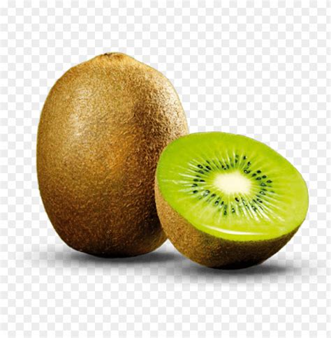 Free Download Hd Png Whole And Sliced Kiwi With Brown Skin Png Toppng