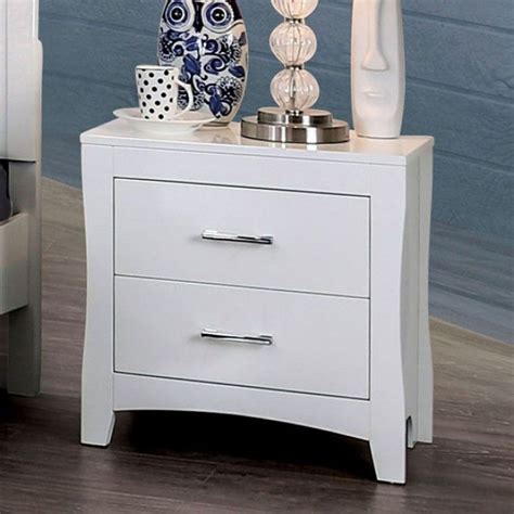 Deanne White Finish Night Stand Cm7527wh N By Furniture Of America
