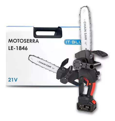 Motosserra Elétrica Portátil It Blue 12 Polegadas Cor Preto Mercadolivre