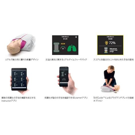 レールダル リトルアン Qcpr 【成人】 トレーニング・マネキン ソフトケース付き 心肺蘇生訓練用人形 Laerdal 鈴盛オンライン