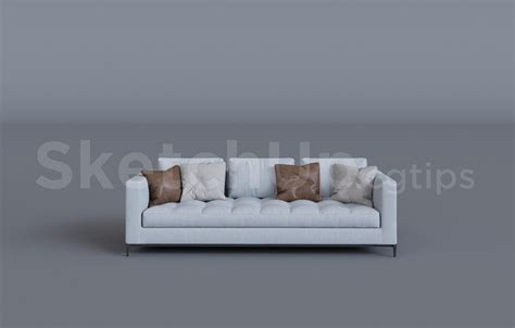 10056 Free Sketchup Sofa Model Download