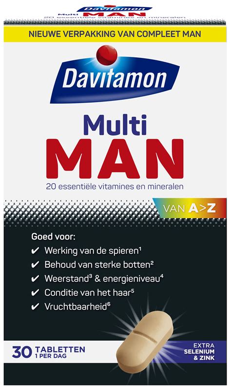 Davitamon Multi Man Multivitamine Voor Mannen