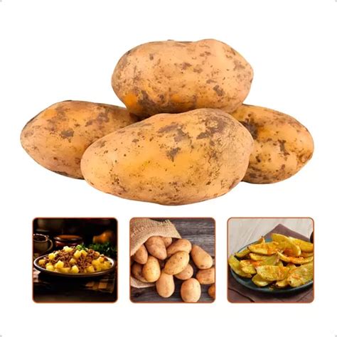 Só Batata Inglesa Branca Escovada Selecionada In Natura 1kg Mercadolivre