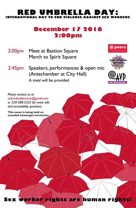 Red Umbrella March The Anti Violence Project