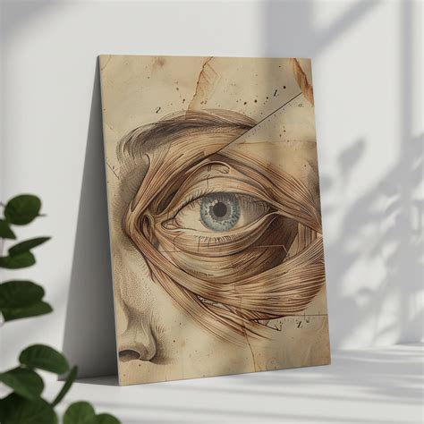 Vintage Eye Anatomy Art Print Set Ophthalmology Decor Digital