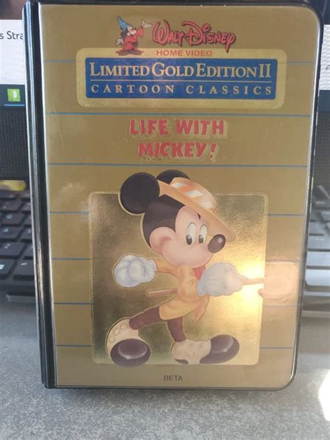 Life With Mickey Beta Walt Disney Limited Gold Edition Ii Cartoon Classics Mouse £1342