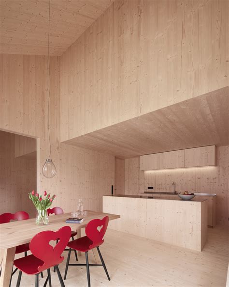 Gallery Of House Made Of Spruce Mwarchitekten 6