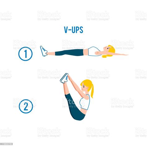 Vups Correct Exercise In Stages Flat Vector Illustration Isolated On